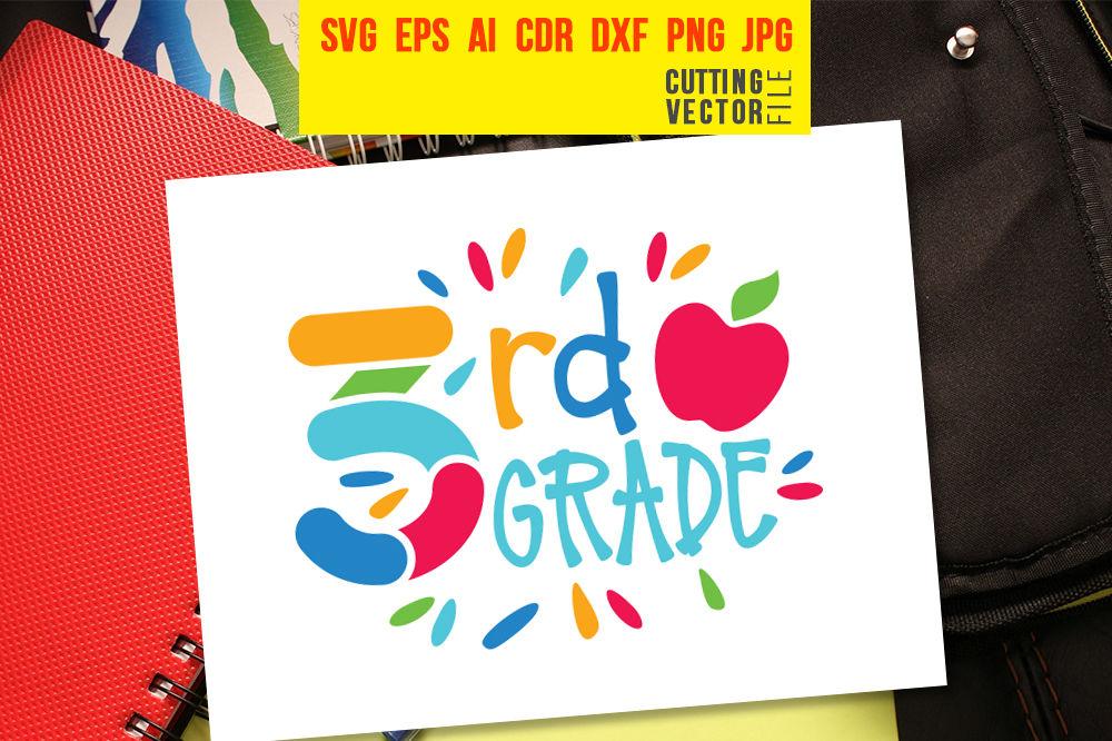 Third Grade SVG - So Fontsy