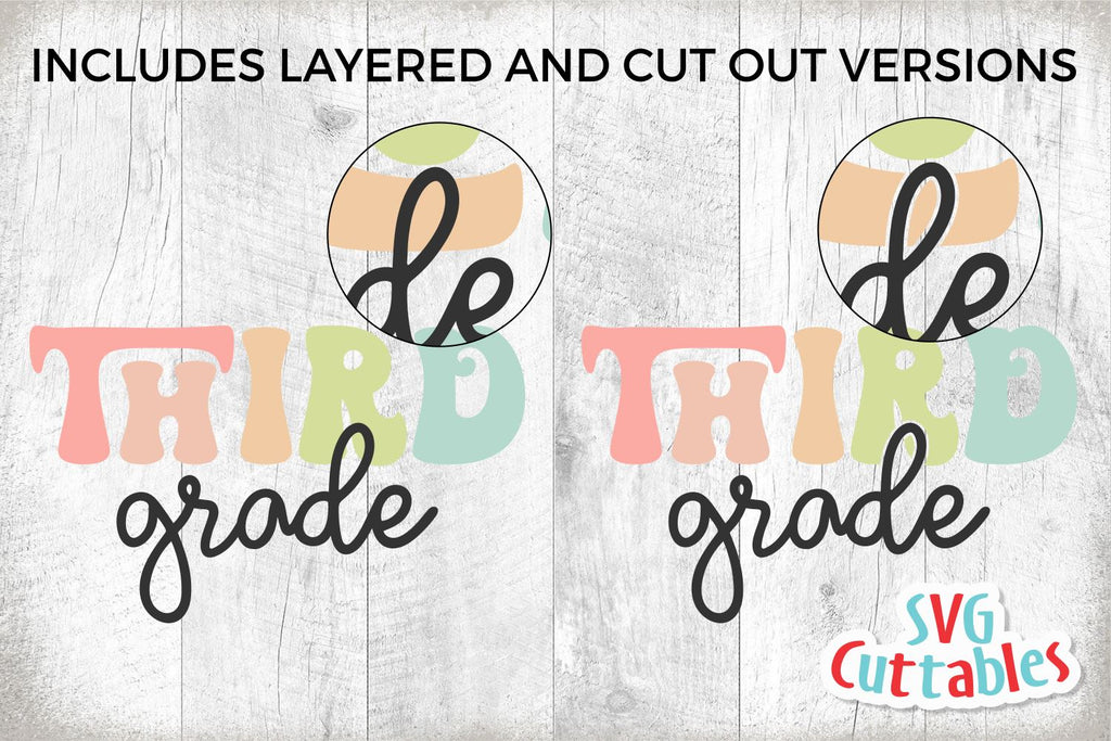 Third Grade Teacher svg - 3rd Grade Cut File - Teacher svg - dxf - eps ...