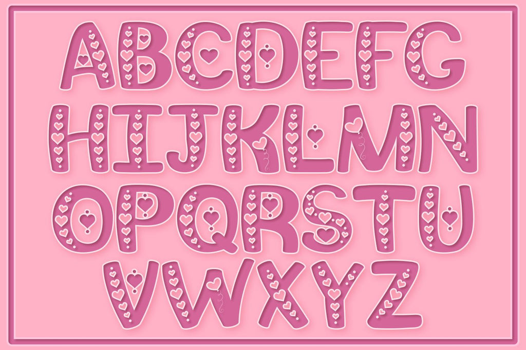 This Is Love: Valentine's Craft Font - So Fontsy