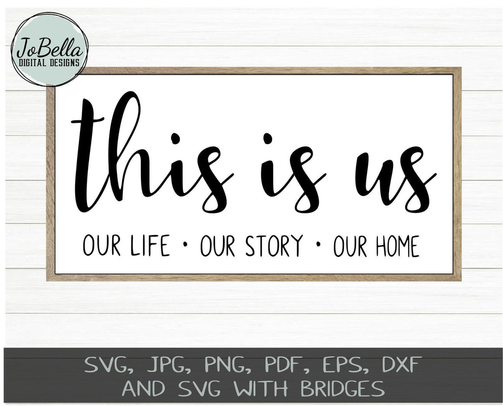 This Is Us SVG Cut File and Printable - So Fontsy