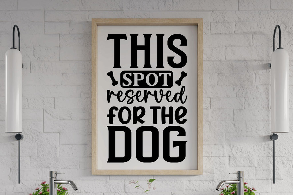 This spot reserved for the dog SVG - So Fontsy