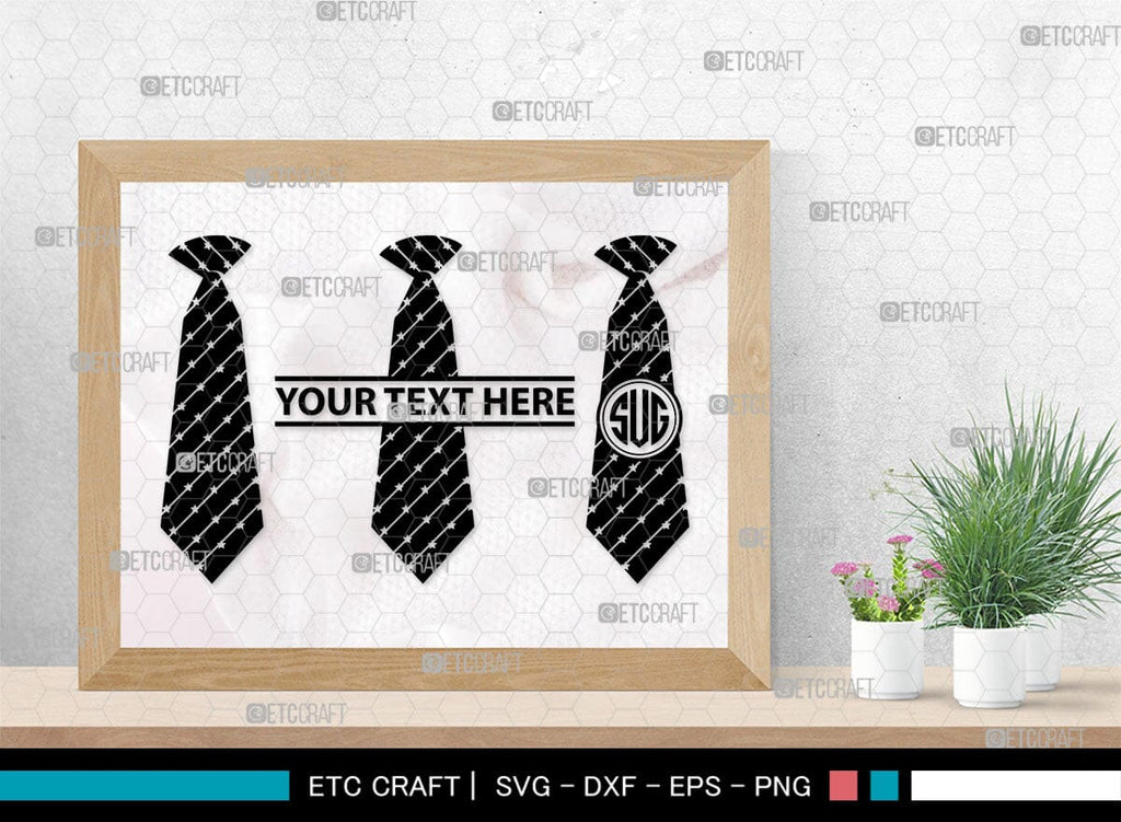Tie Monogram, Tie Silhouette, Tie SVG, Necktie Svg, Mens Shirt Tie Svg ...