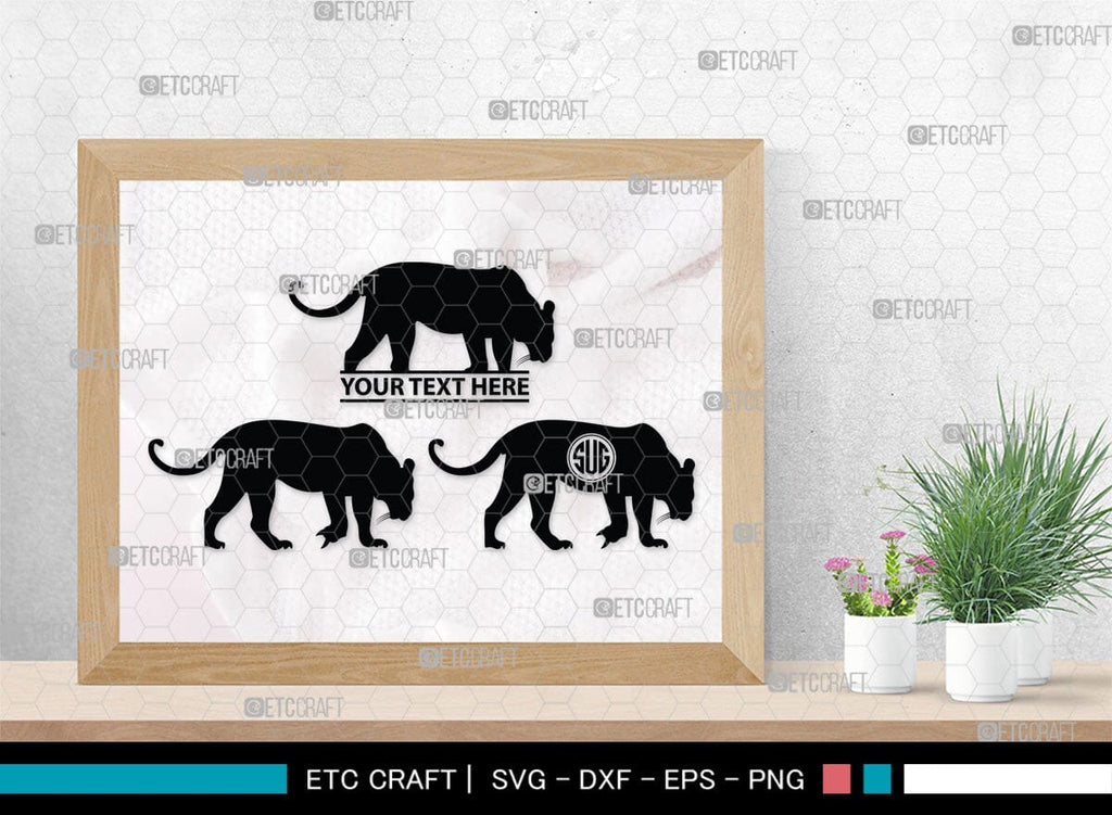 Tiger Monogram, Tiger Silhouette, Tiger SVG, Tiger Head Svg, Tiger Jump ...