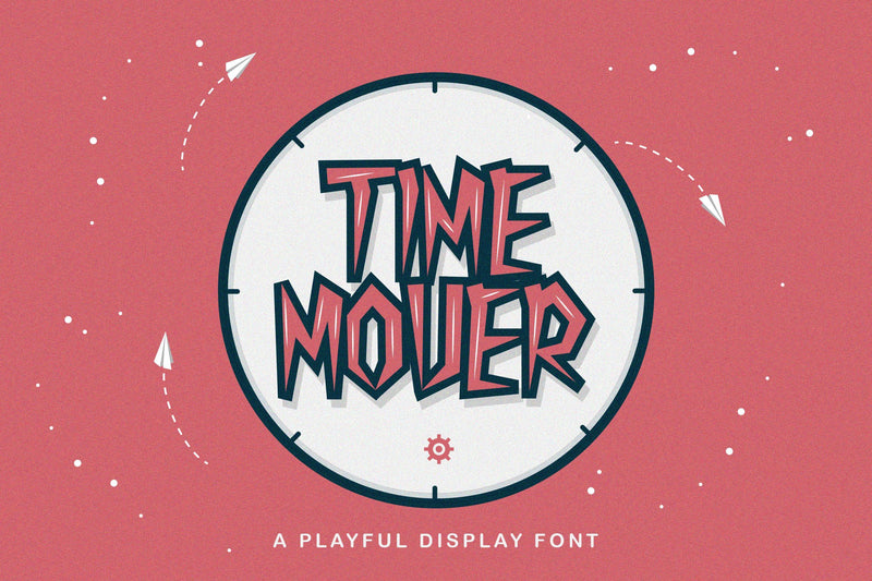 Time Mover - Playful Display Font - So Fontsy