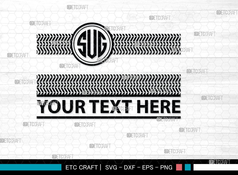 Tires And Tire Prints Monogram, Tires And Tire Prints Silhouette, Tire ...