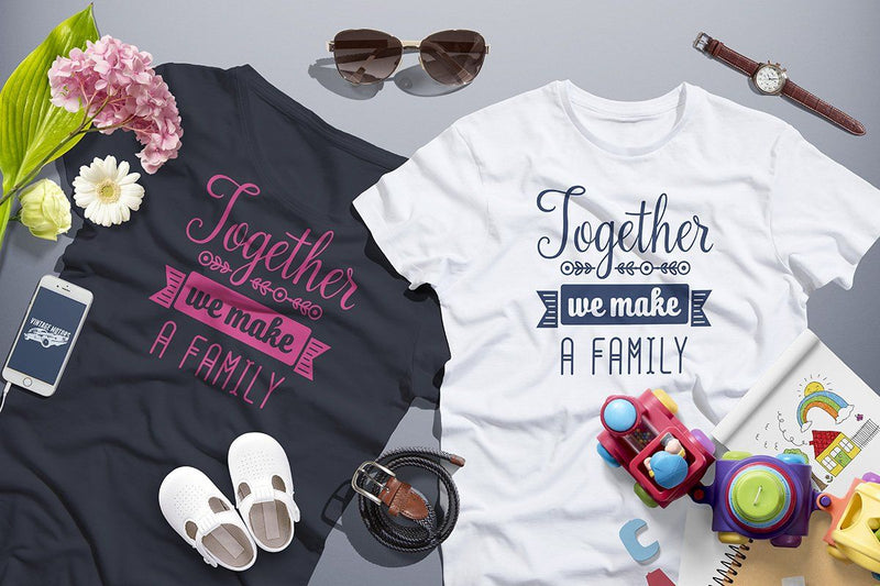 Together we make a family. Family SVG Quote cut file printable vector ...