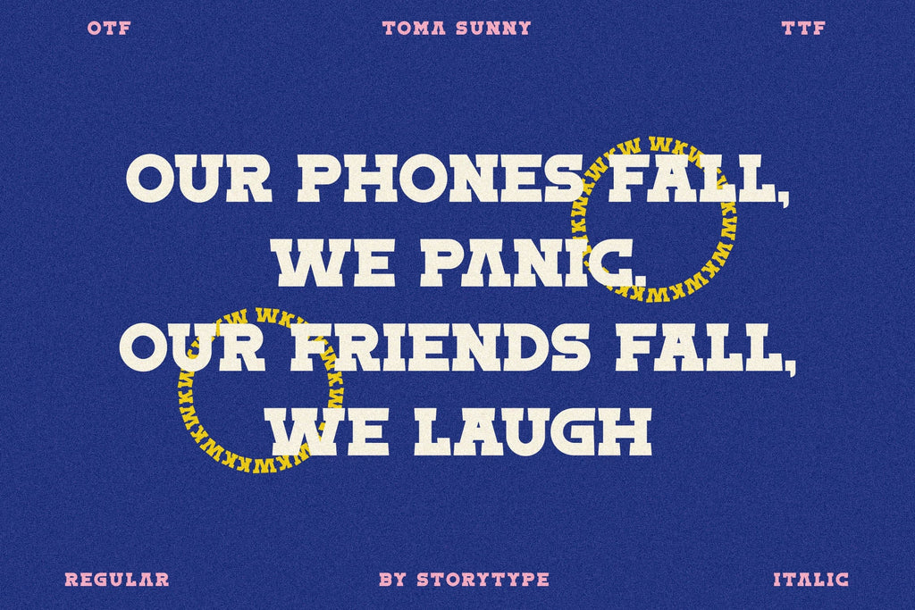 Toma Sunny Typeface - So Fontsy