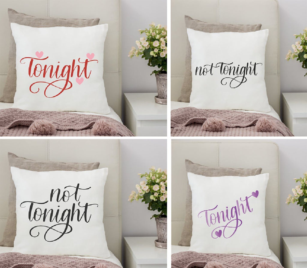 Tonight / Not Tonight Hand Lettered Cut File Perfect for pillows - So ...