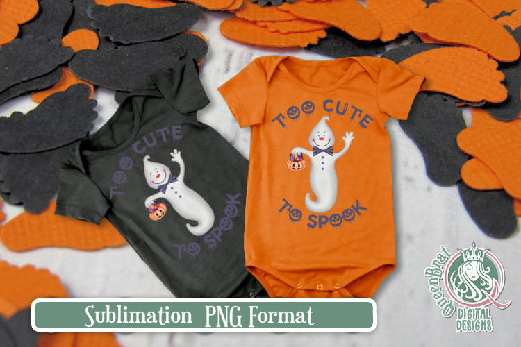 Too Cute To Spook Boy Sublimation - So Fontsy