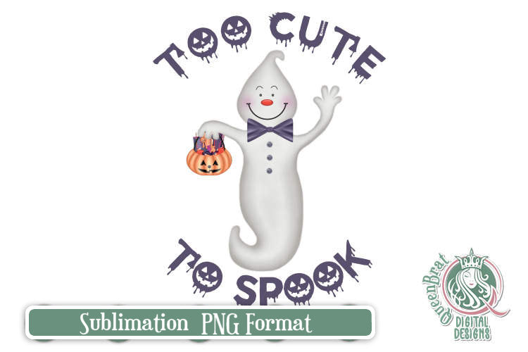 Too Cute To Spook Boy Sublimation - So Fontsy