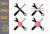 Tool Cross Monogram SVG, PNG, DXF Digital Files Include - So Fontsy
