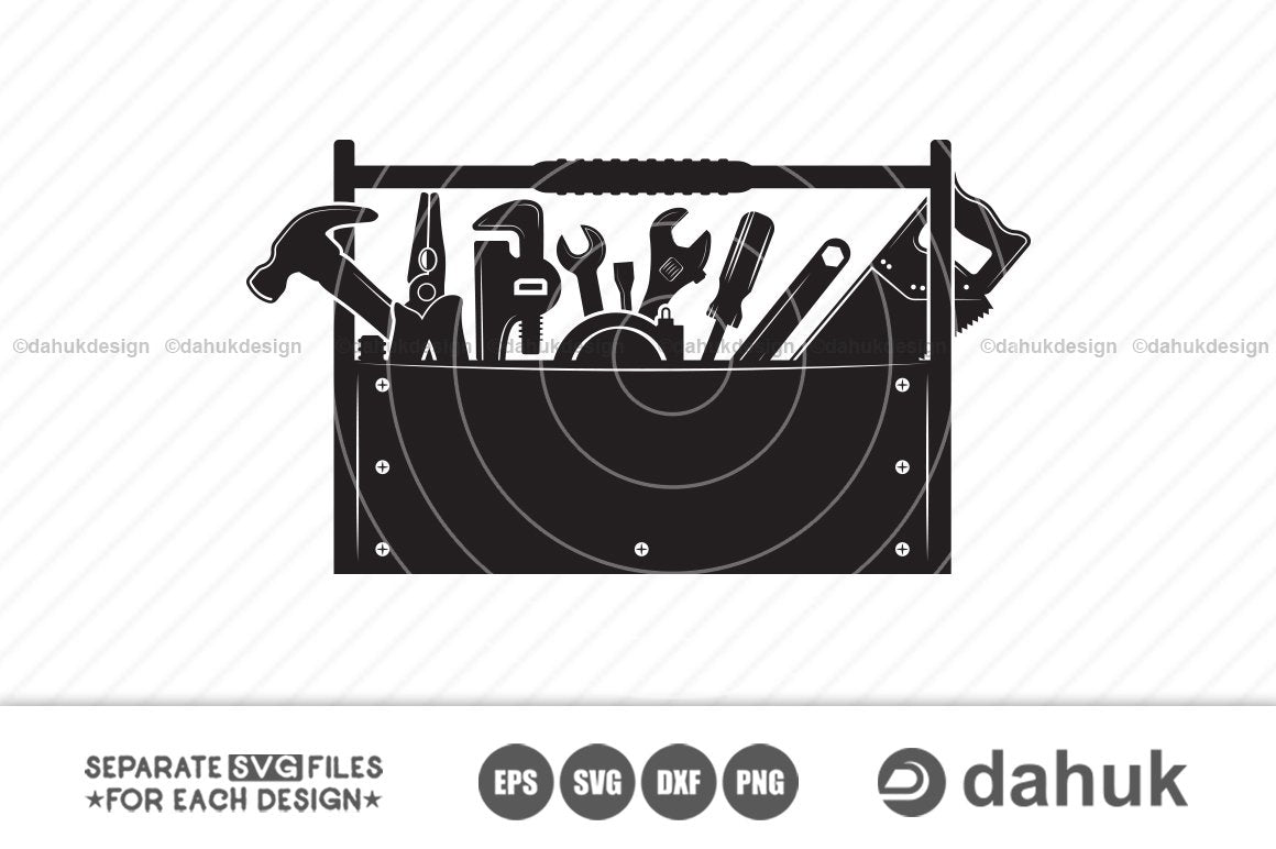 Toolbox svg, Toolbox Clipart, Toolbox Vector, Toolbox dxf, Toolbox ...