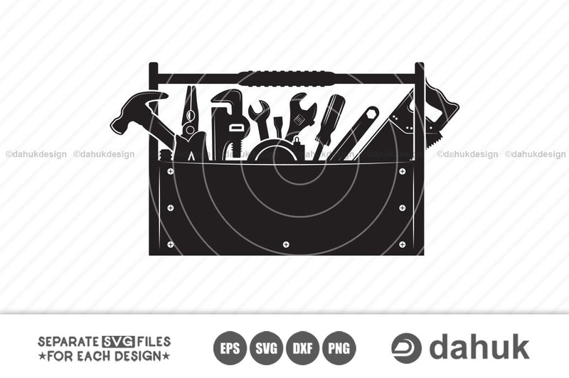 Toolbox svg, Toolbox Clipart, Toolbox Vector, Toolbox dxf, Toolbox ...