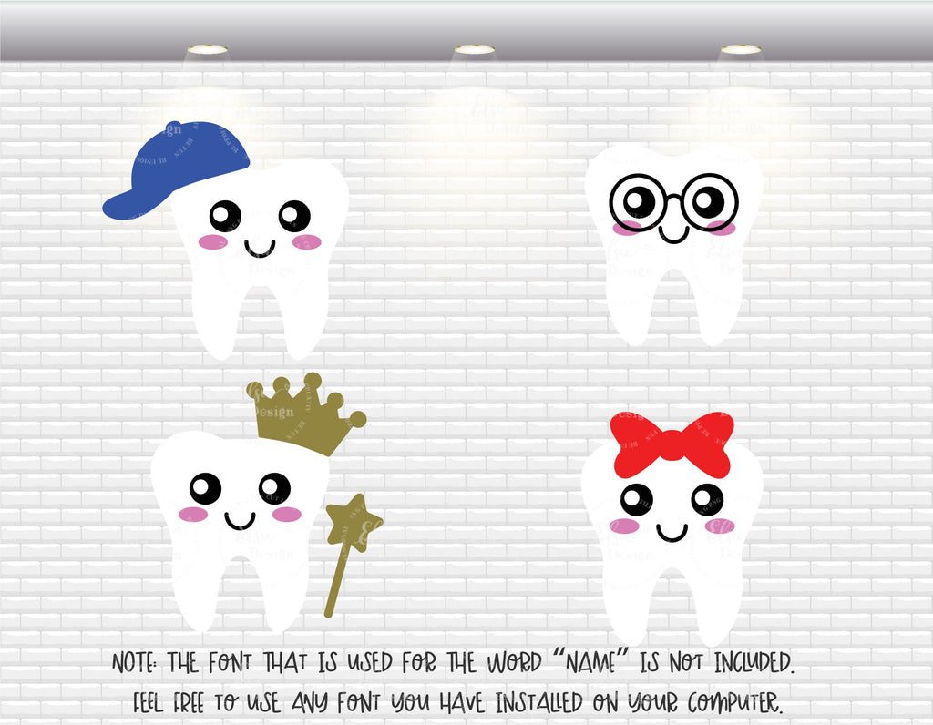 Tooth Fairy Bundle - SVG, PNG, DXF, EPS - So Fontsy