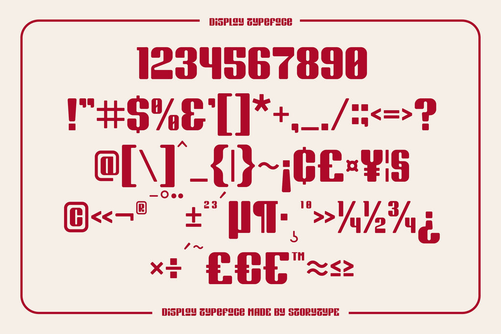 TORSAE Typeface - So Fontsy