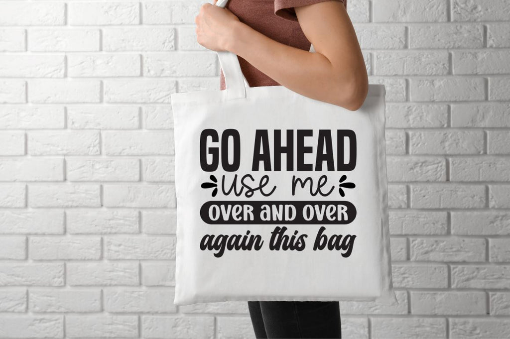 Tote Bag SVG Bundle, Tote Bag Quote Design - So Fontsy