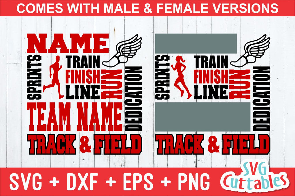 Track and Field Subway Art - So Fontsy
