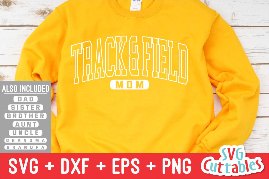 Track and Field svg - Track and Field Mom - svg - dxf - eps - png - Si ...