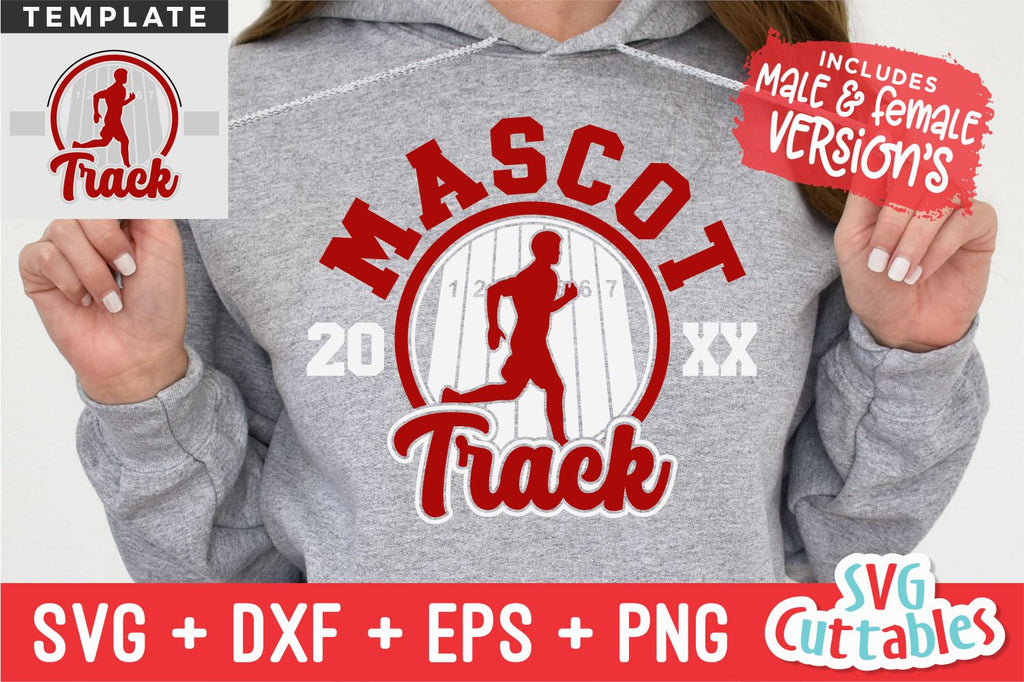 Track SVG | Track and Field Template 0012 | Track Grandma - So Fontsy