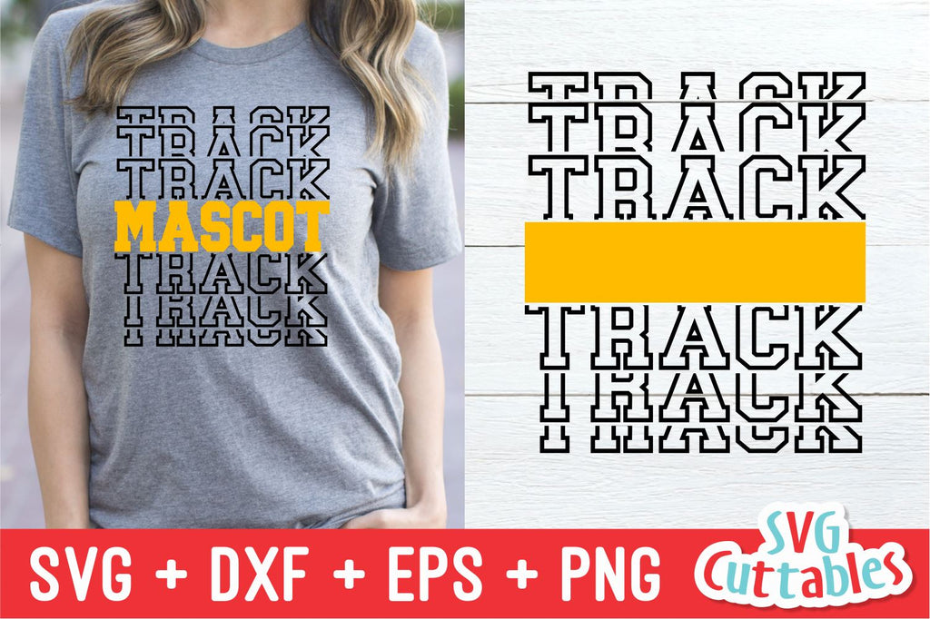 Track SVG | Track and Field Template 0013 | Track Grandma - So Fontsy