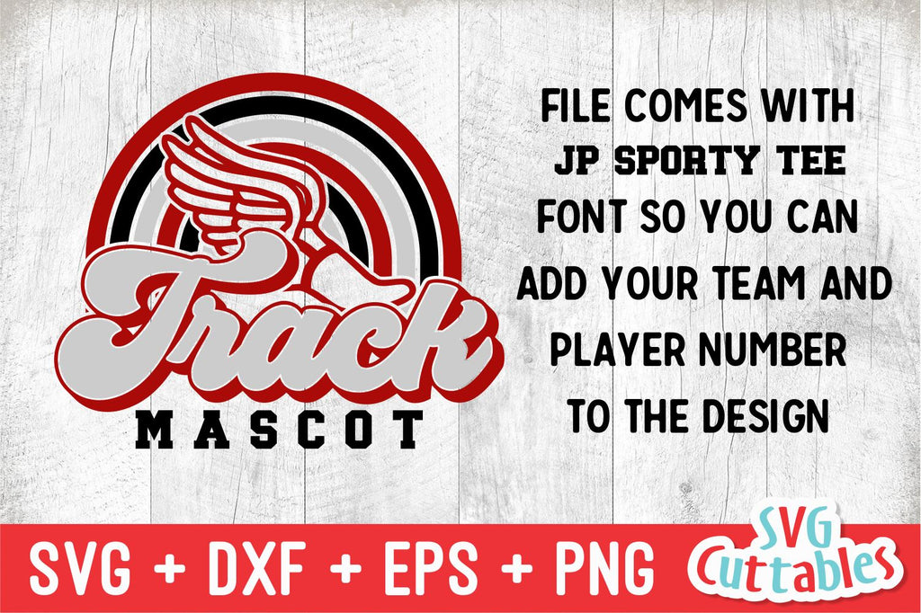 Track SVG | Track and Field Template 0015 | Track Grandma - So Fontsy