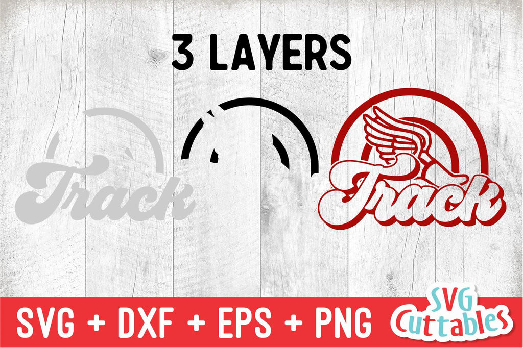 Track SVG | Track and Field Template 0015 | Track Grandma - So Fontsy