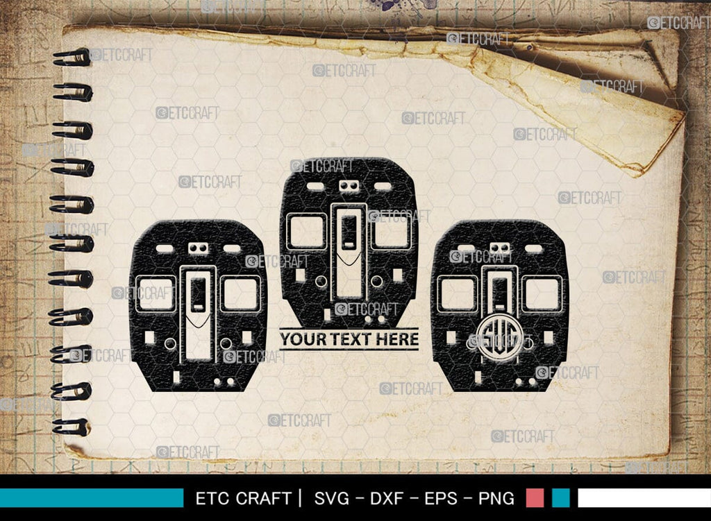 Train Monogram, Train Silhouette, Train SVG, High-Speed Train Svg ...