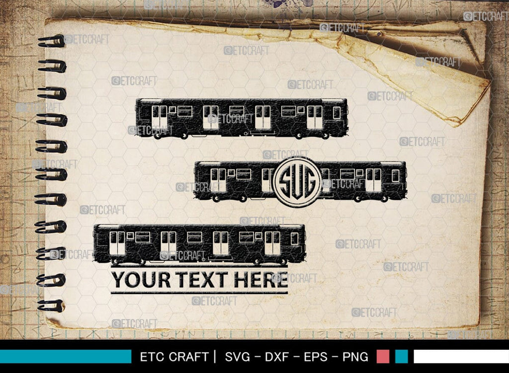 Train Monogram, Train Silhouette, Train SVG, High-Speed Train Svg ...