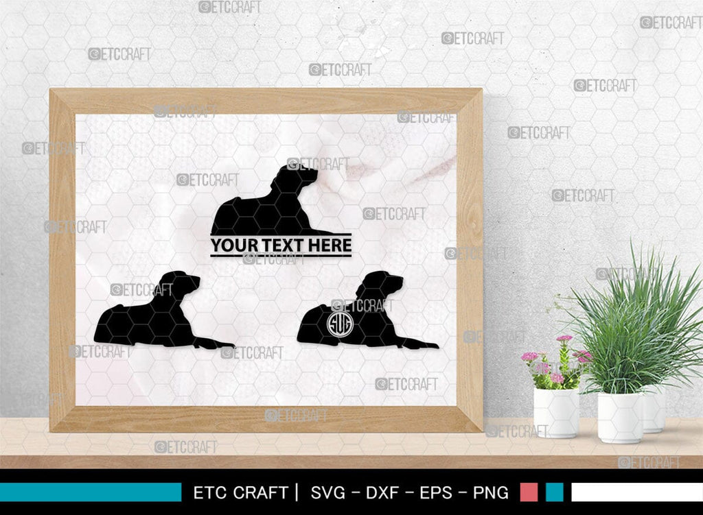 Training A Dog Monogram, Training A Dog Silhouette, Training A Dog SVG ...