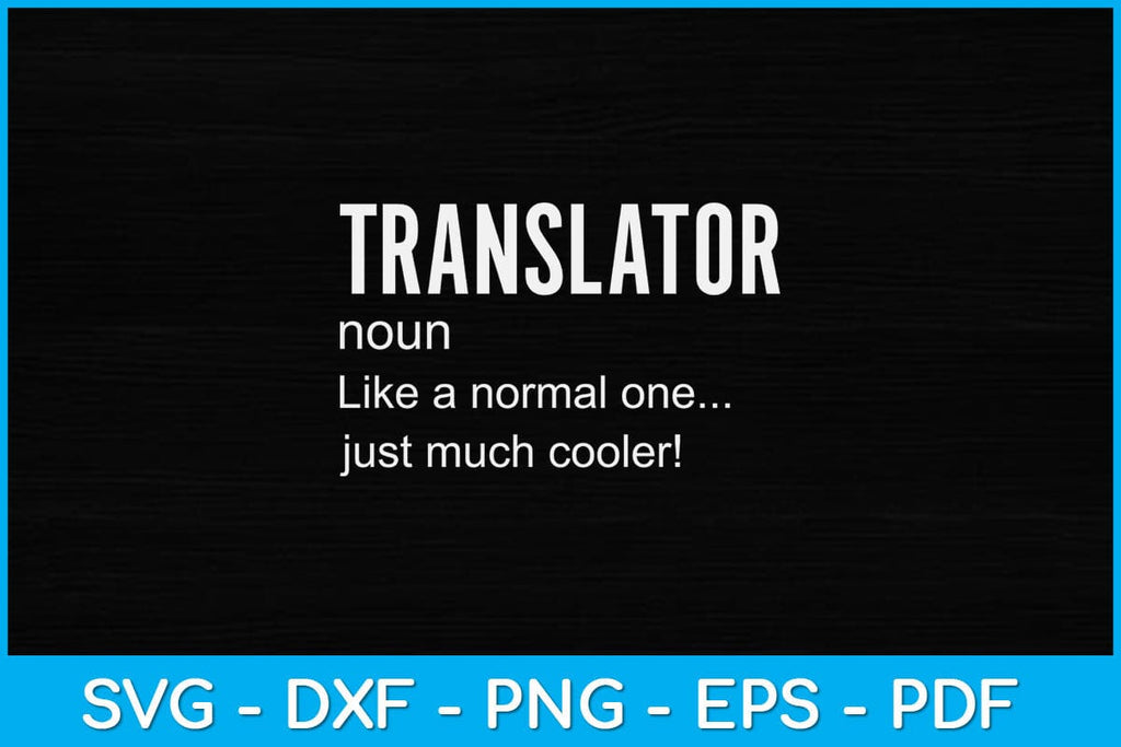 Translator Definition Svg Design - So Fontsy