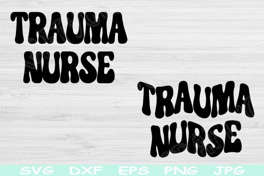 Trauma Nurse Svg Dxf Png Eps Cut Files, Er Nurse Svg, Trauma Team Svg ...