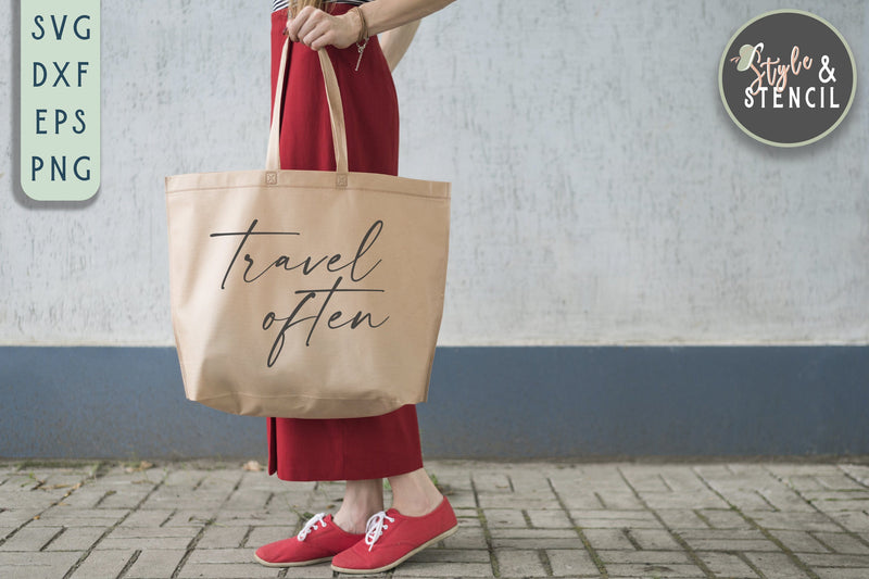 Travel Often SVG | Travel | Script Font SVG | Travel SVG | Tshirt ...