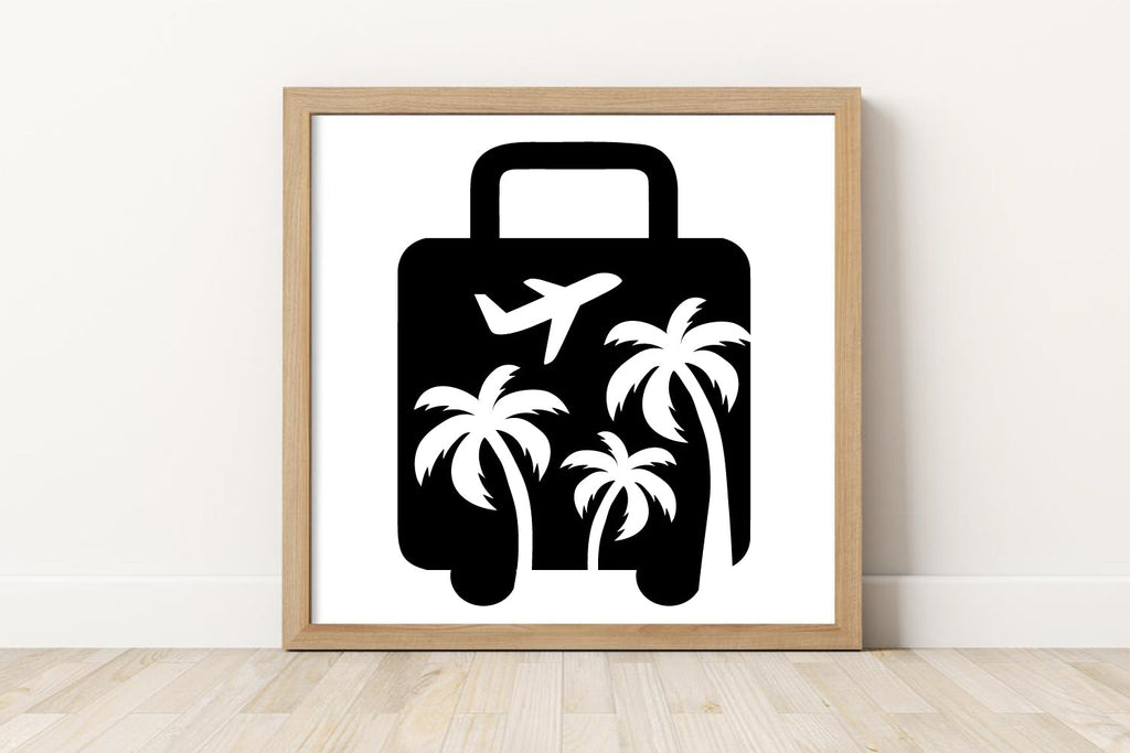 Travel Sign Silhouette | Travel SVG Cut File - So Fontsy
