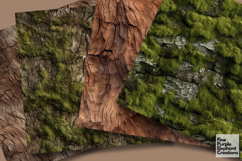 Tree Bark Texture Pattern - So Fontsy