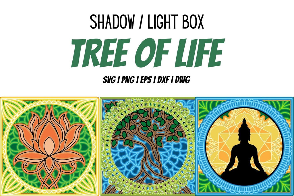 Tree of Life 3D SVG Bundle - So Fontsy