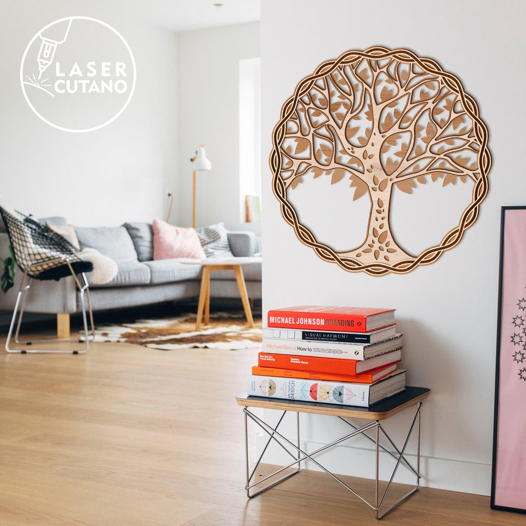 TREE of LIFE Multilayer layout files, Wall Decor - So Fontsy