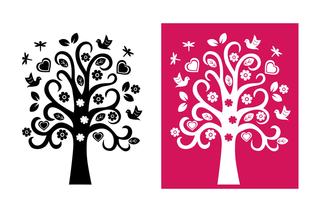 Tree Paper Cut. Paper Tree SVG. Family Tree Papercut. - So Fontsy