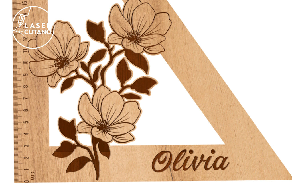 Triangle Ruler Bundle, Education Tools, School Supplies - So Fontsy