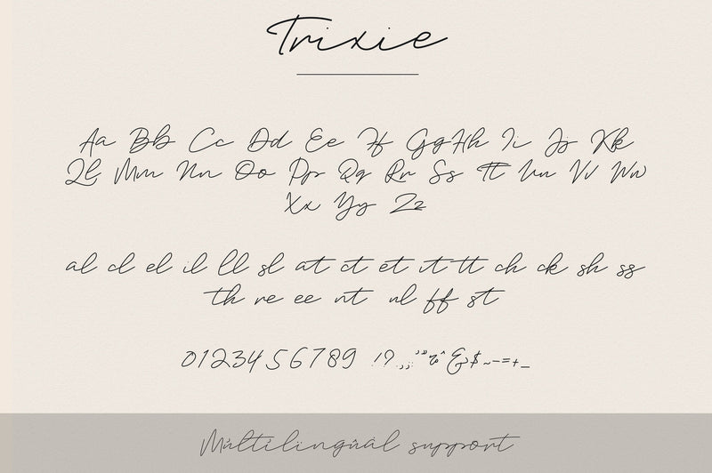 Trixie Script - 3 Weights - So Fontsy