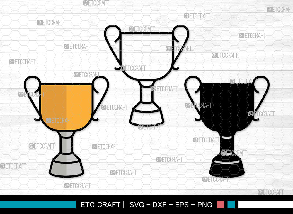 Trophy Icons Color, Trophy Svg, Champion Trophy Svg, Trophys, Award ...
