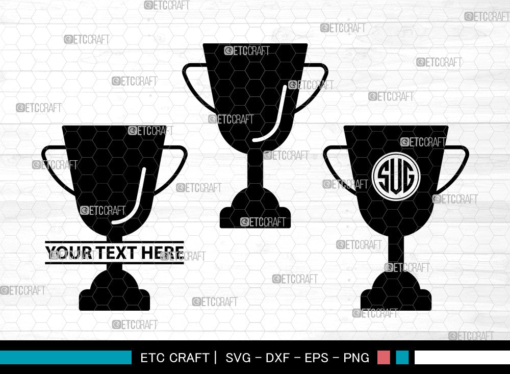 Trophy Icons Monogram, Trophy Svg, Champion Trophy Svg, Trophys, Award ...