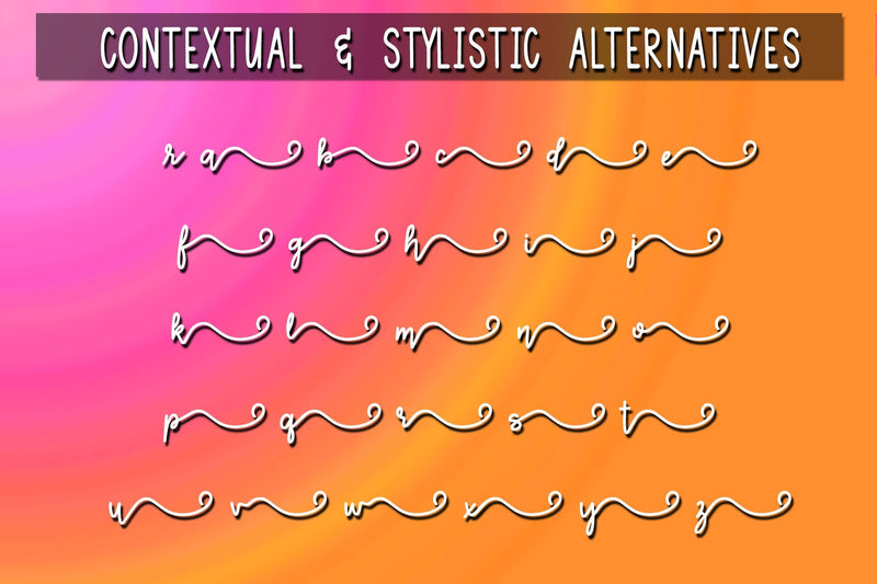 Tropical Escape - Font Duo with End Swashes - So Fontsy