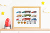 Truck Clipart Set, Transportation Bundle - So Fontsy