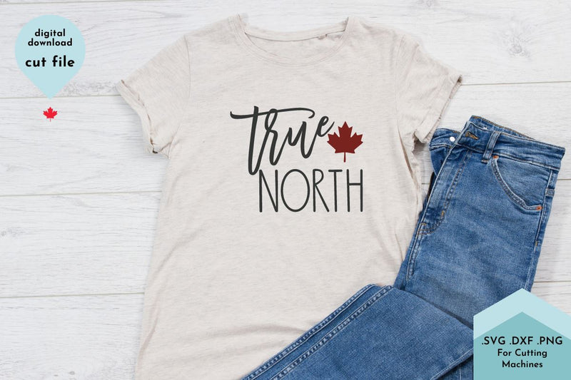 True North, Canadian SVG Cut File - So Fontsy