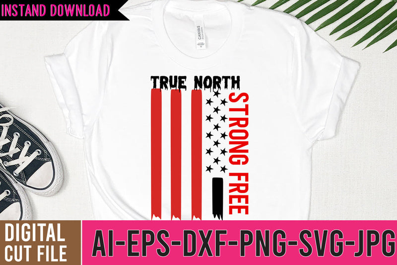 true north Strong Free SVG Cut File - So Fontsy