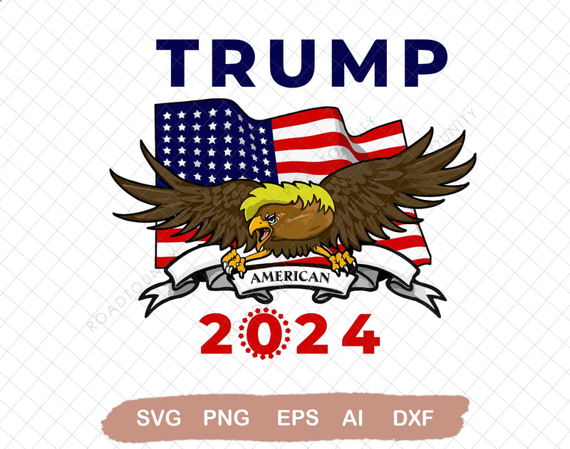 Trump 2024 PNG file, Sublimation Designs Download, Digital, Pro Trump ...