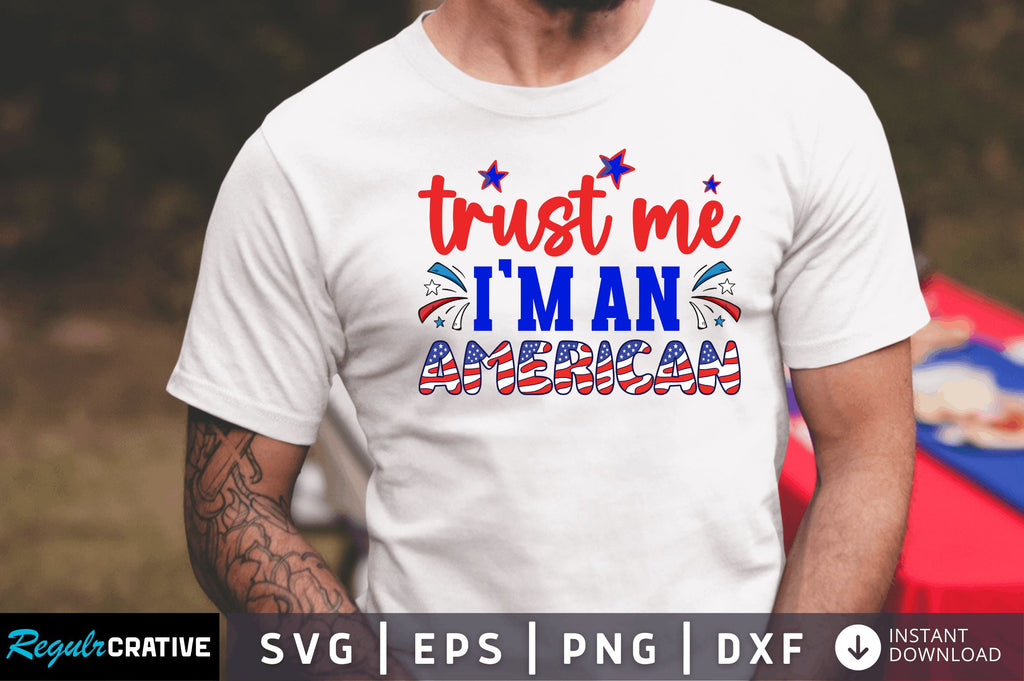 Trust me im an american SVG - So Fontsy