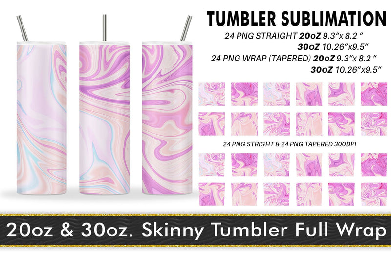 Tumbler Sublimation wave texture pink background - So Fontsy