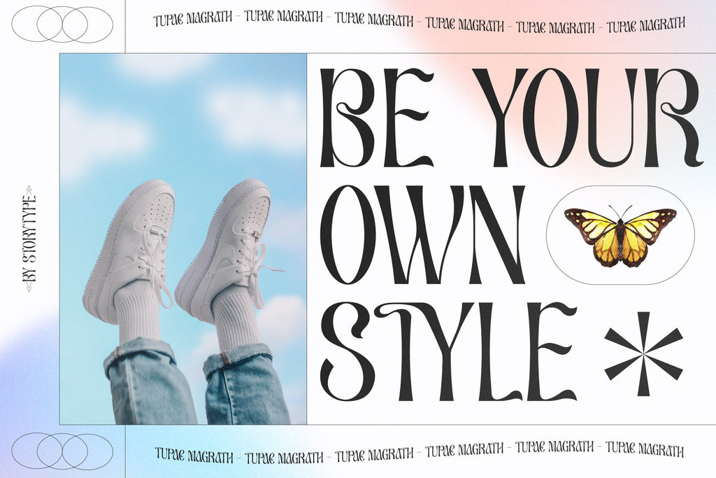 TUPAC MAGRATH Typeface - So Fontsy