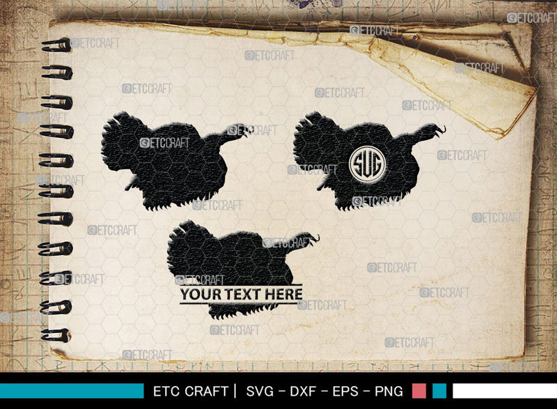 Turkey Monogram, Turkey Silhouette, Turkey SVG, Turkey Bird Svg ...